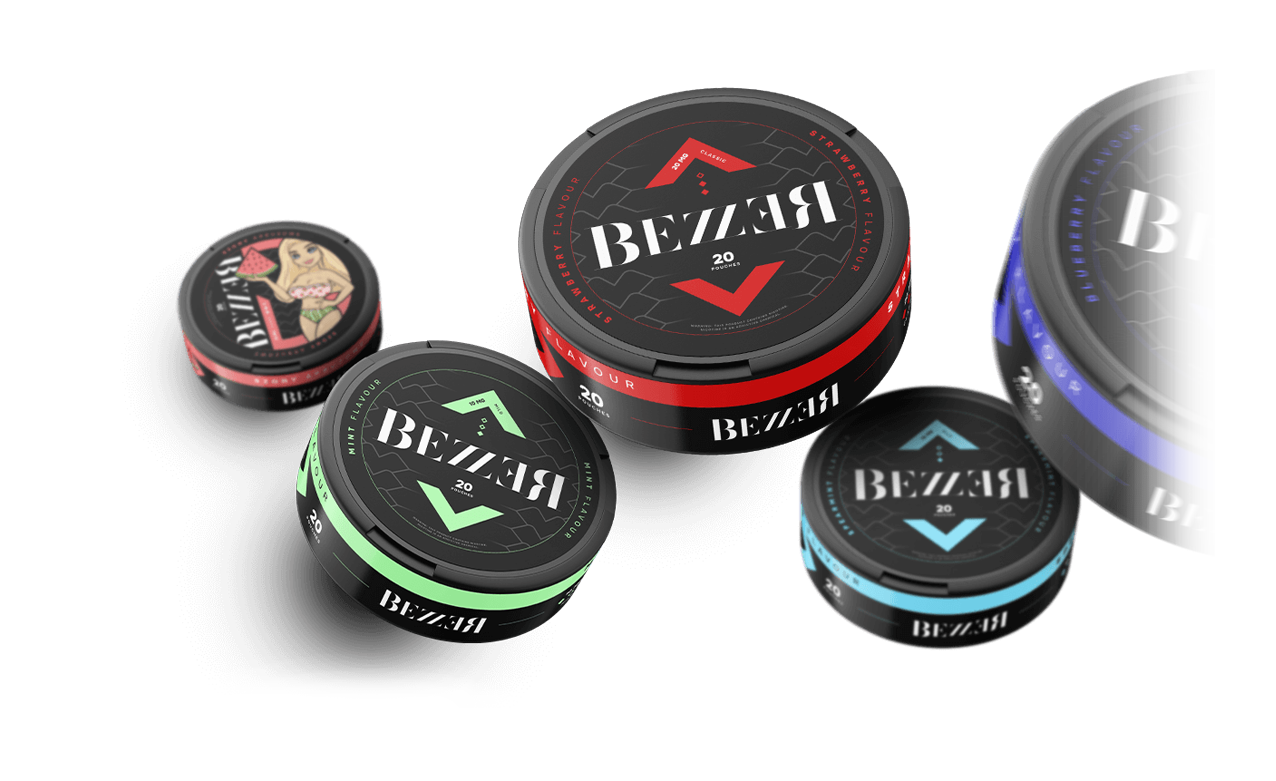 BEZZER - Woreczki Nikotynowe | Najlepsza jakość, wilgotność i smak